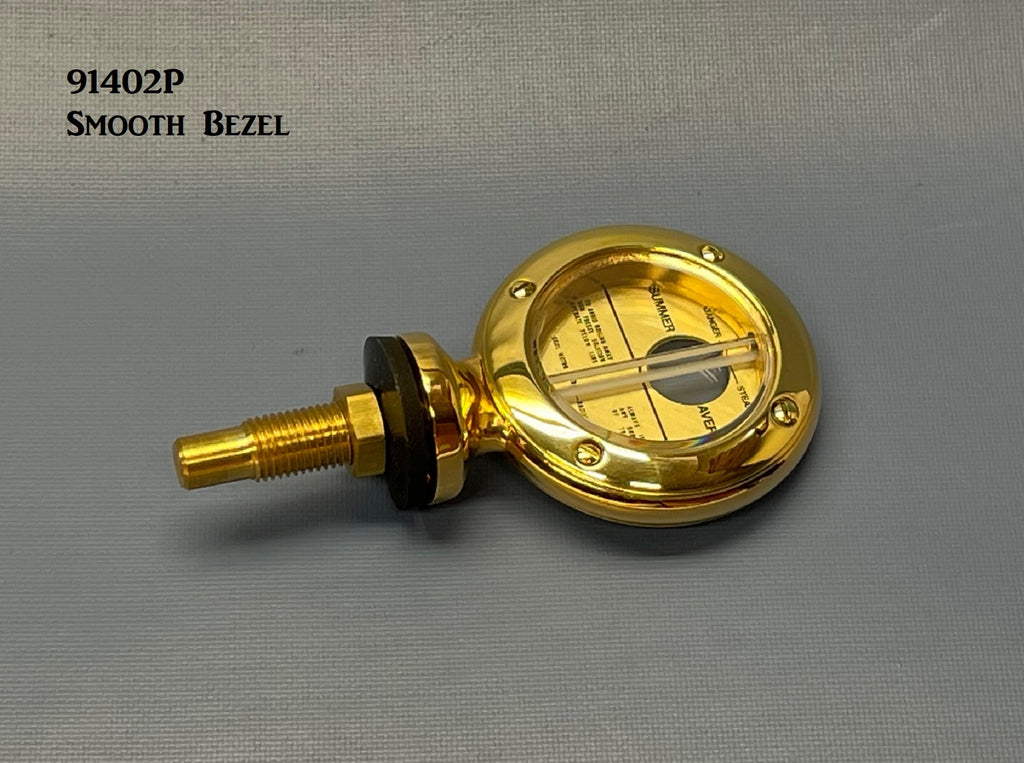 91402P Moto-Meter, Brass – California Custom Roadsters