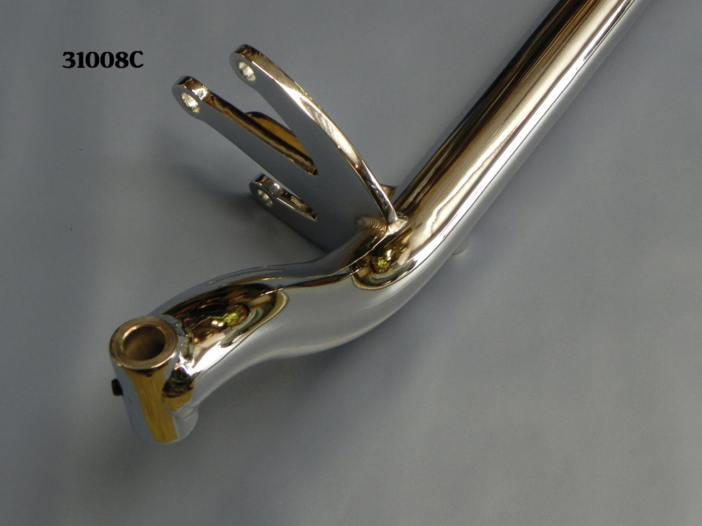 31008C T-Front Tube Axle w/Hangers, Chrome – California Custom Roadsters