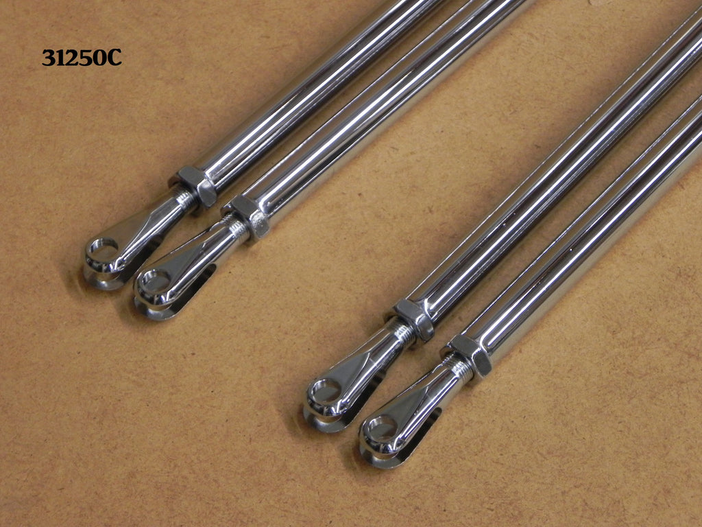 31250C T-Radius Rods, Front, Chrome, 51" bars – California Custom Roadsters