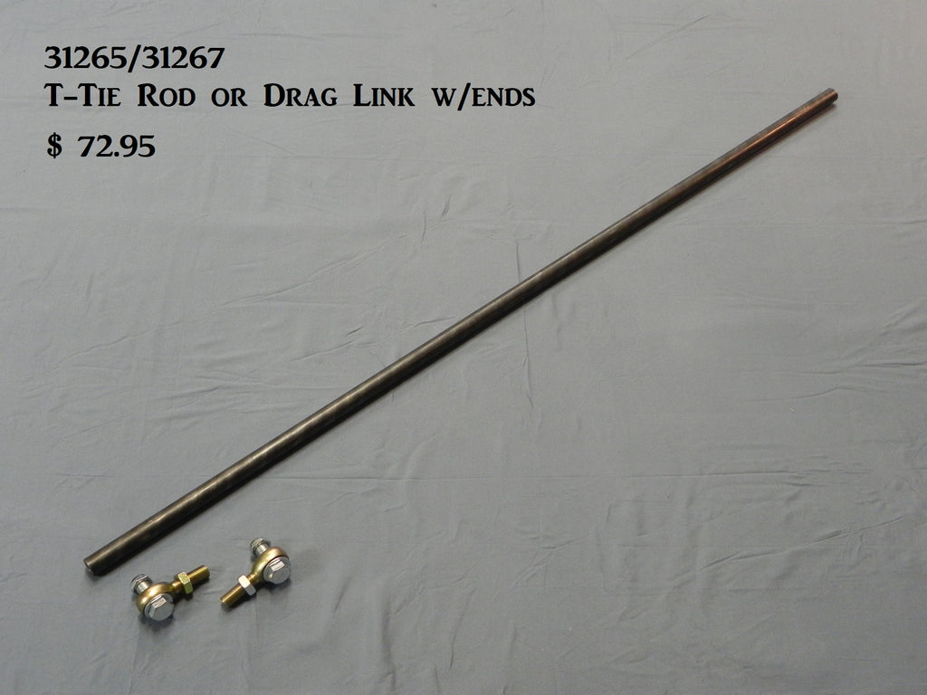 31269 T-Drag Link, 44.5" bar (long body) w/ spherical ends (R&L) and H ...