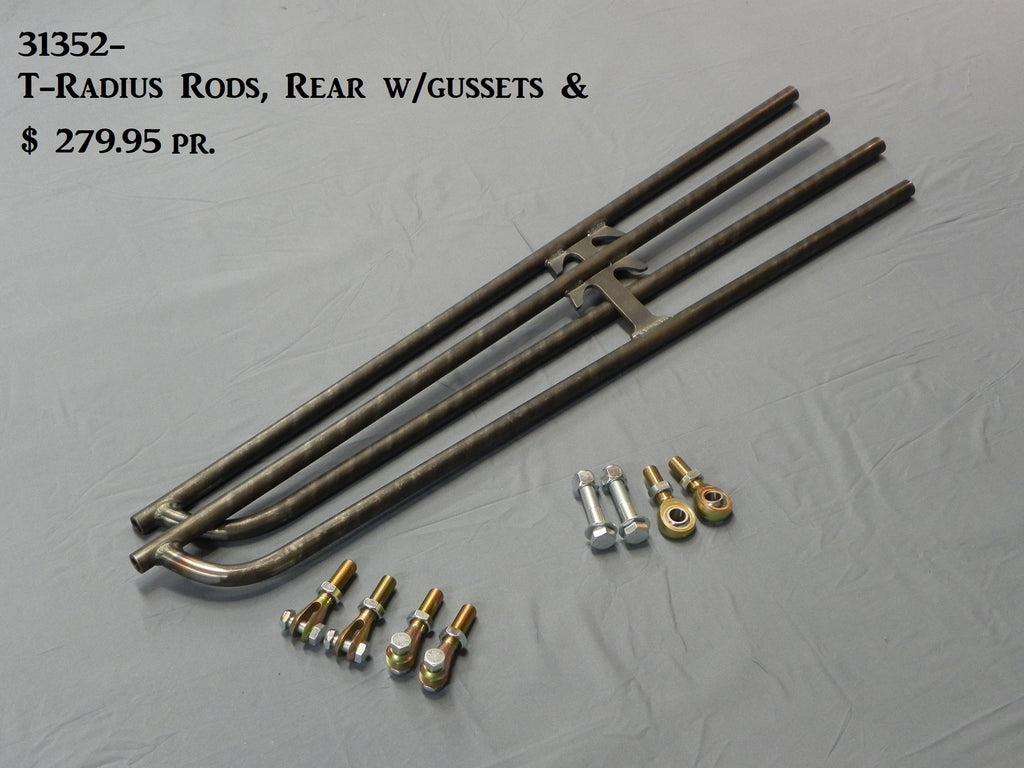 31352-43 T-Radius Rods, Rear, 43.25" bars – California Custom Roadsters