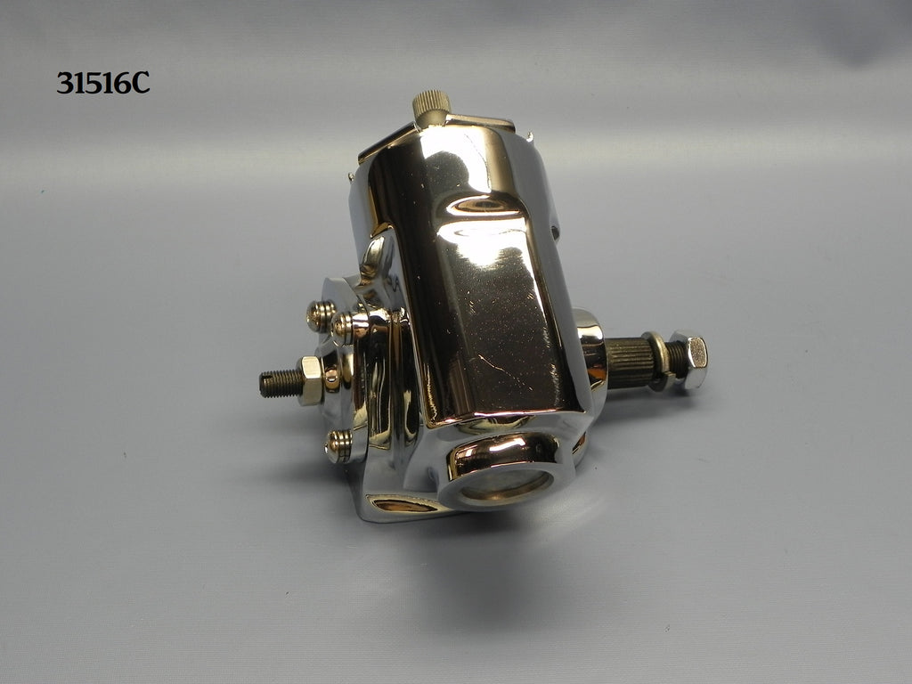 31516C New, Chrome Reversed Corvair Style Steering Box, Universal ...