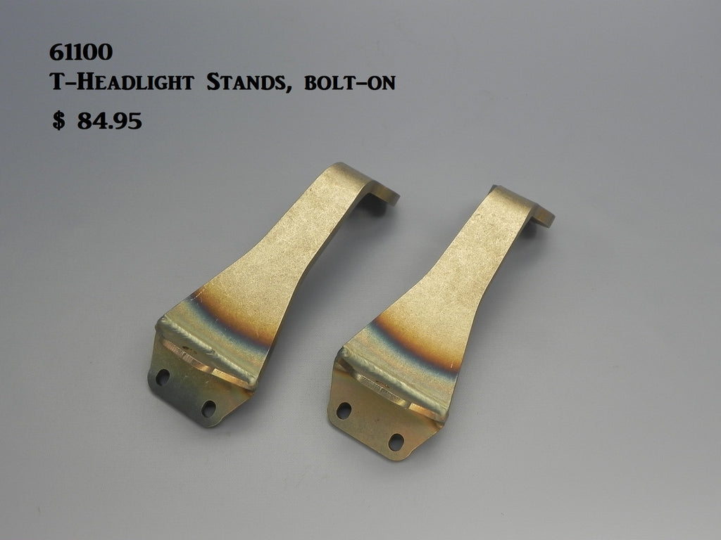 61100 T-Headlight Stands, bolt-on – California Custom Roadsters