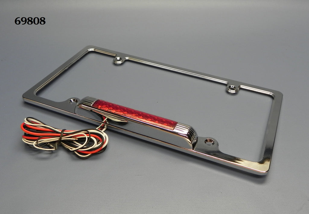 69808 License Frame, with LED Plate & Third Brake Light – California ...