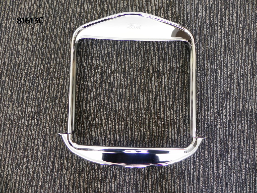 81613C T-Radiator Shell w/ Ford script, Chrome, Steel 2pc. – California ...