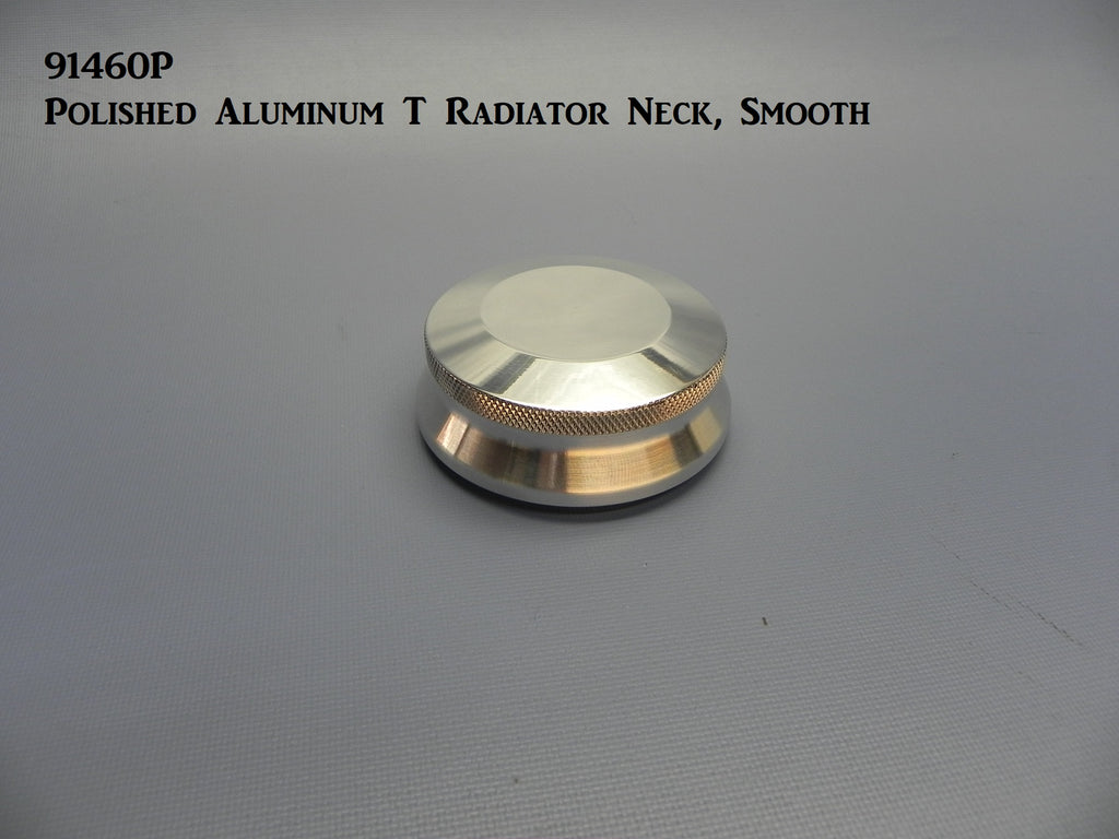 91460P Model T Radiator Neck, Bolt-on, Polished Aluminum Top, Smooth ...