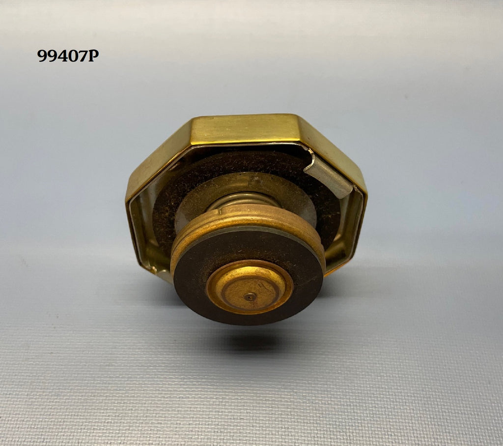 99407-P Hex Brass Radiator Cap, Walker 7psi – California Custom Roadsters