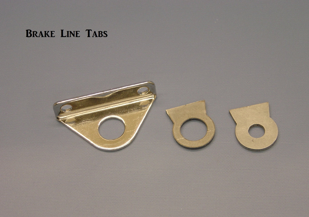 49305 Brake Line Adapter Tab, S/S, Bolt-on type, (5/8" hole ...