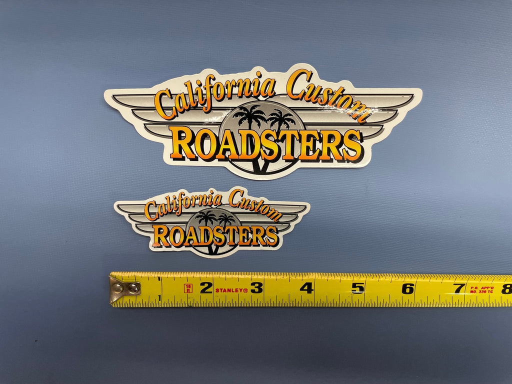 19320 CCR Wings Logo Laminated Decals (qty 2) – California Custom Roadsters