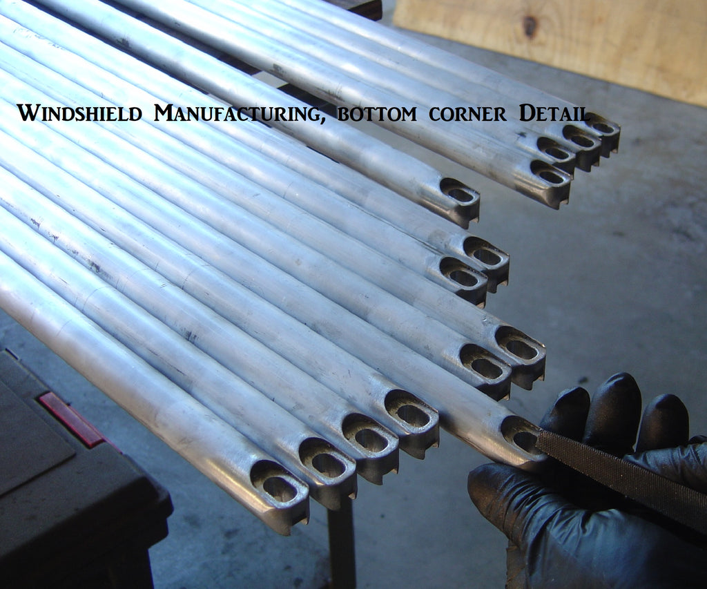 61005 Curved Top, Square Corner Windshield, Full Frame, Your Special H ...